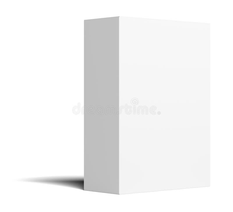 White Empty Vertical Packing Cardboard Box Stock Illustration ...