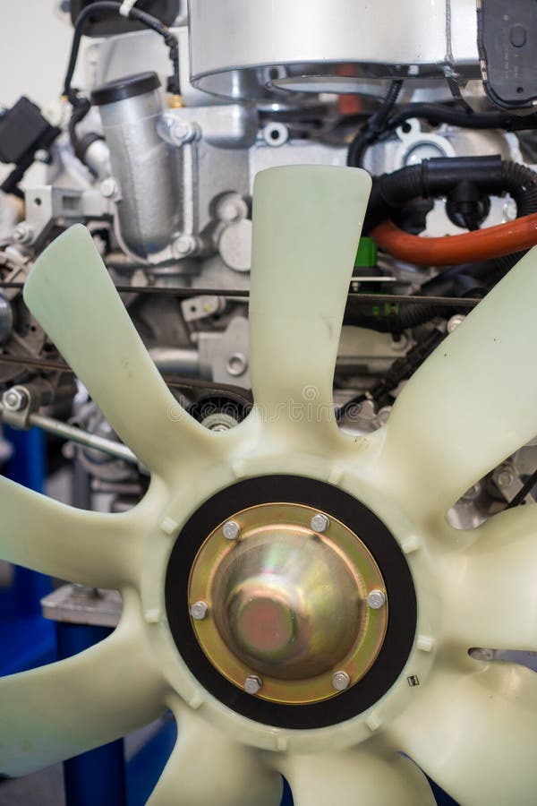 White Engine Part, Insustrial Machine at the Factory Stock Image ...