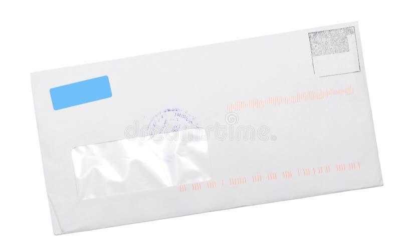 White envelope stock photo. Image of single, empty, isolated - 14503336