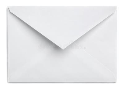 White envelope stock photo. Image of single, empty, isolated - 14503336