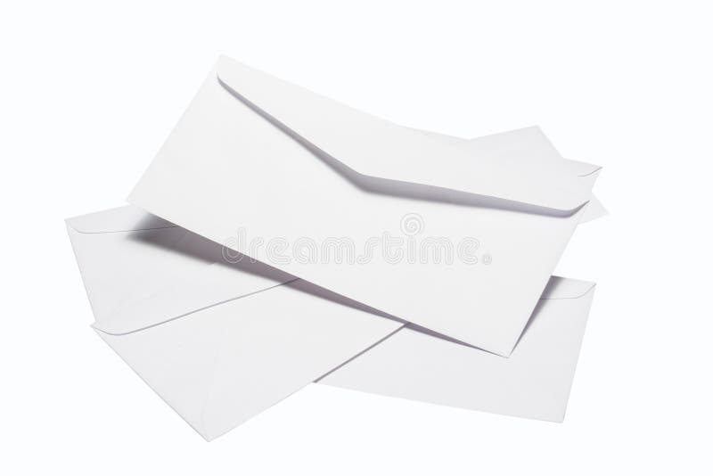 White envelope stock photo. Image of single, empty, isolated - 14503336