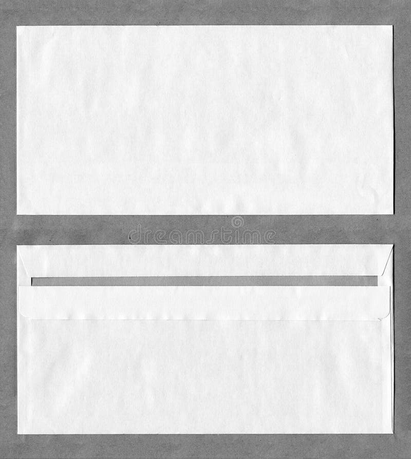 White envelope stock image. Image of mail, front, empty - 39071635