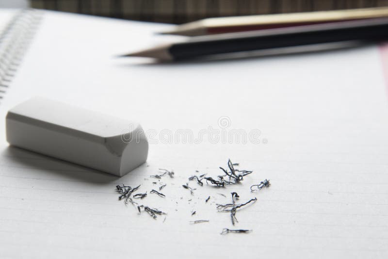 White eraser stock photo. Image of edit, editing, problem - 98143520