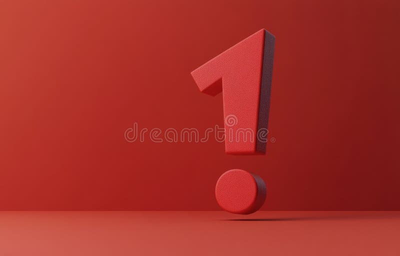 Red Exclamation Mark Design Geometric Shapes Stock Photos - Free ...
