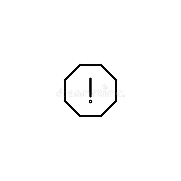 Exclamation Point Polygon Stock Illustrations – 144 Exclamation Point ...