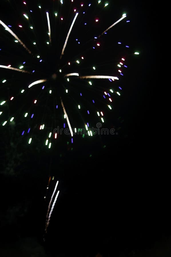 Exploding Firework Background Stock Image - Image of illuminated ...