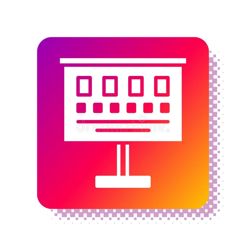 White Snellen Eye Chart Used for Vision Testing Stock Illustration ...