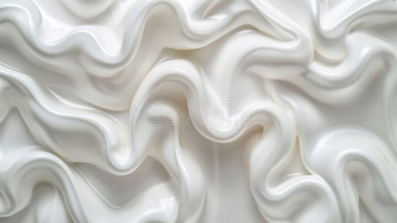 A White Fabric Creased with a Large Ripple Stock Photo - Image of ...