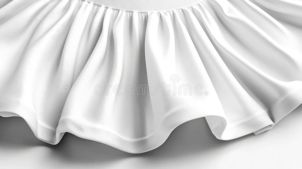 White Fabric Drape, Soft Texture Stock Illustration - Illustration of ...