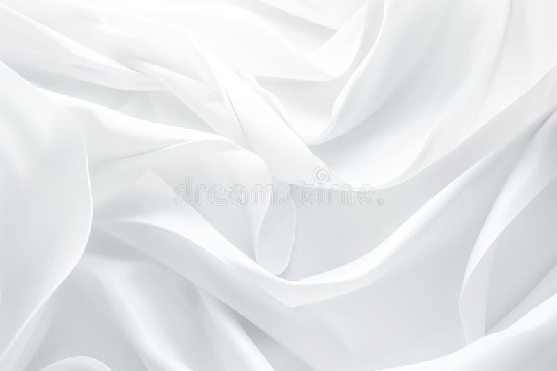 White Fabric Draped in Soft Folds. Texture Background Stock ...
