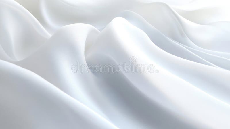White Fabric Draped Texture Background Stock Illustration ...