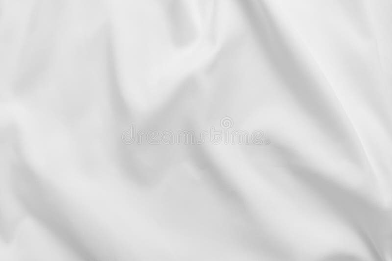 White Fabric. Luxurious White Fabric Texture Background. Creases of ...