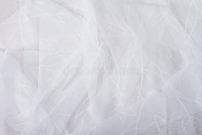 White Fabric with Pleats for Light Translucent Curtains Stock Image ...