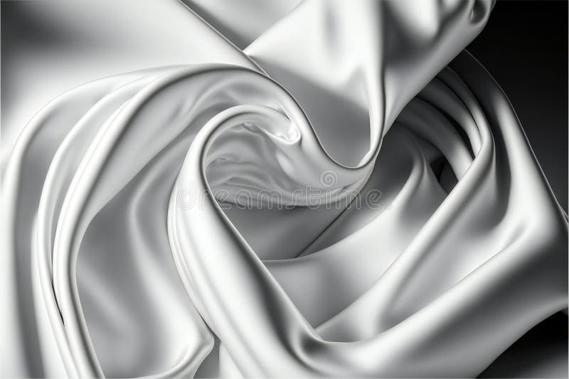 White Fabric Silk Texture, Highly Detailed Texture Surface, Abstract ...