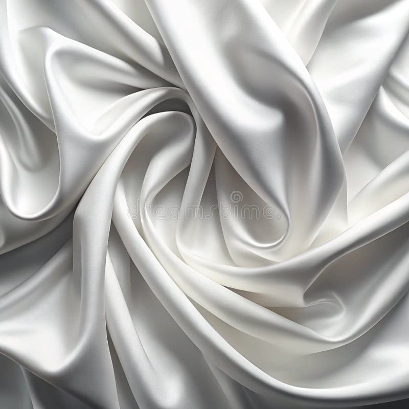 White Fabric Texture Background, Soft and Clean Stock Illustration ...