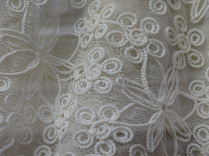 White Fabric Texture Background Stock Photo - Image of fabric ...