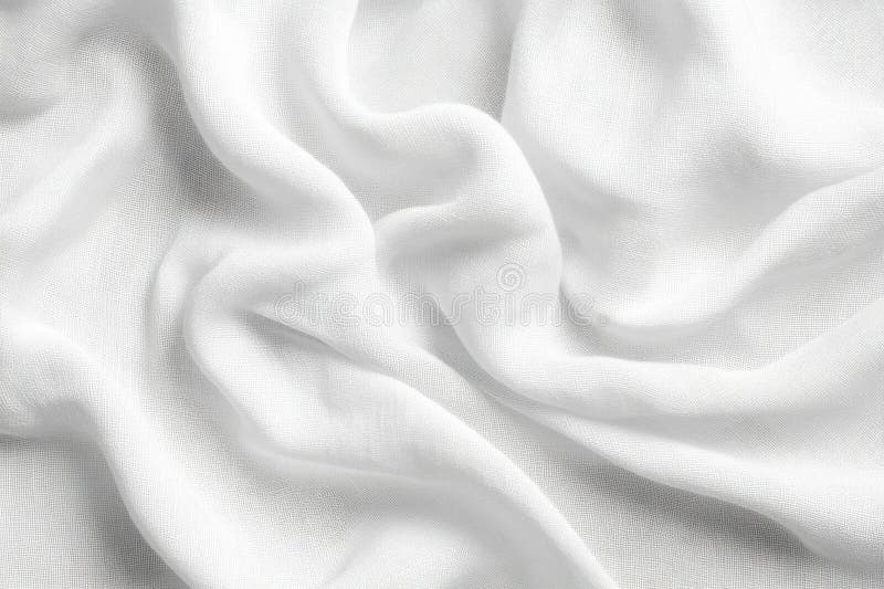 White Fabric Texture Shimmers with Light and Shadow Create a Soothing ...