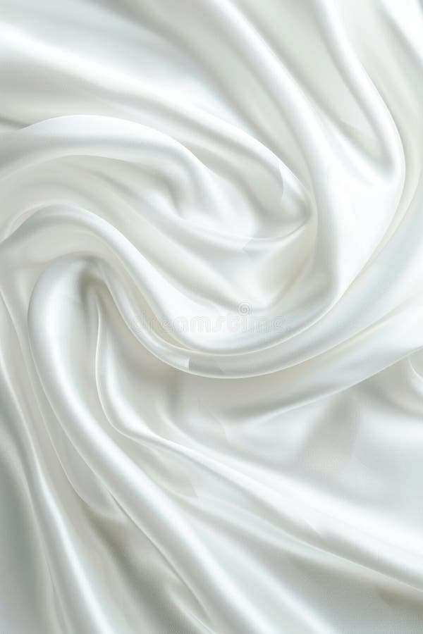 A White Fabric with a Wave Pattern Stock Illustration - Illustration of ...