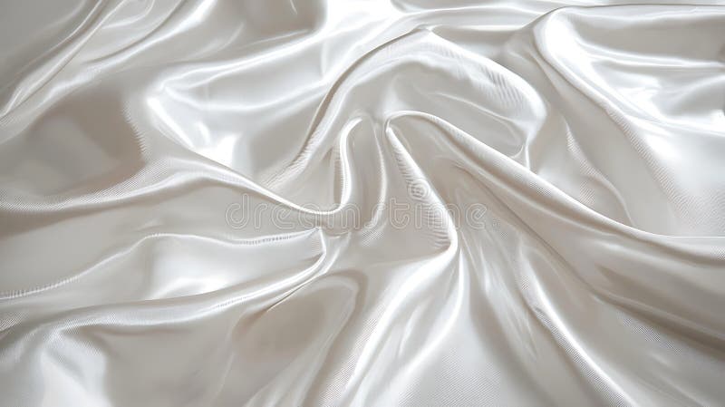 A White Fabric with a Wave Pattern Stock Photo - Image of background ...