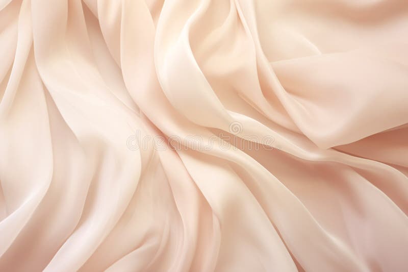 White Fabric with Wrinkles, Textured Cloth Surface Closeup, Macro ...