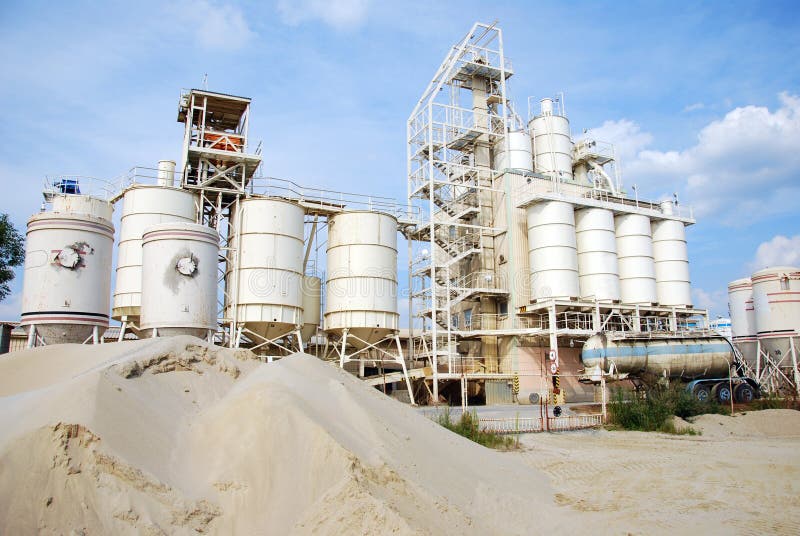 White factory stock photo. Image of white, engineering - 10396232