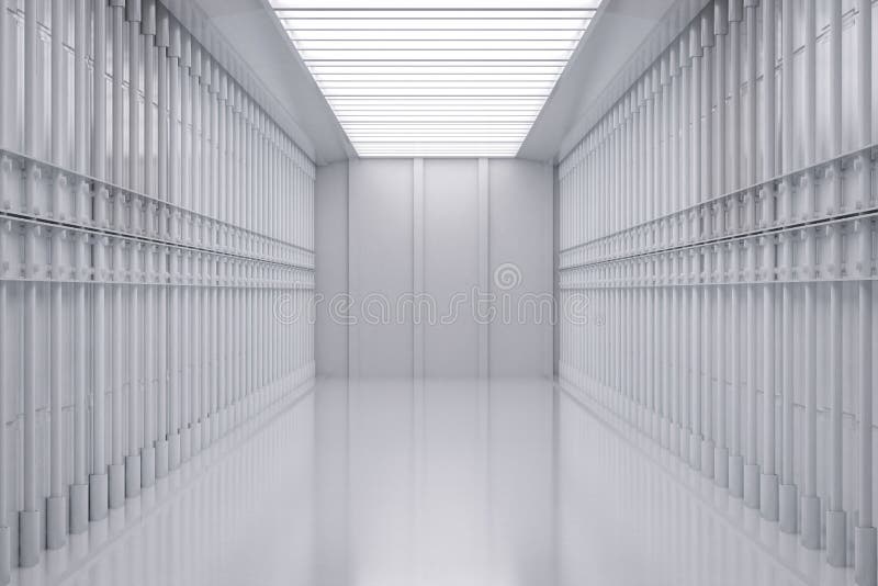 White factory interior stock illustration. Illustration of estate ...