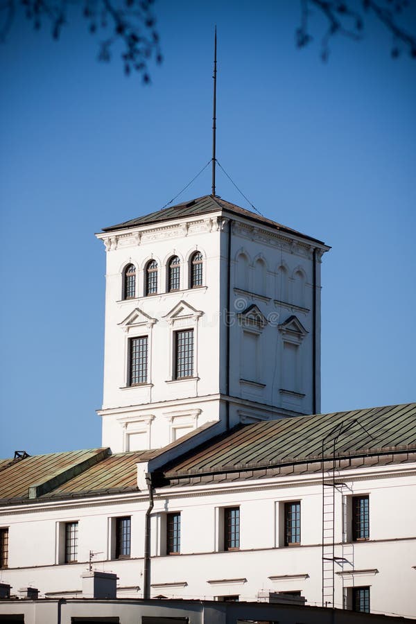 White Factory in Lodz, Poland Stock Photo - Image of industrial ...