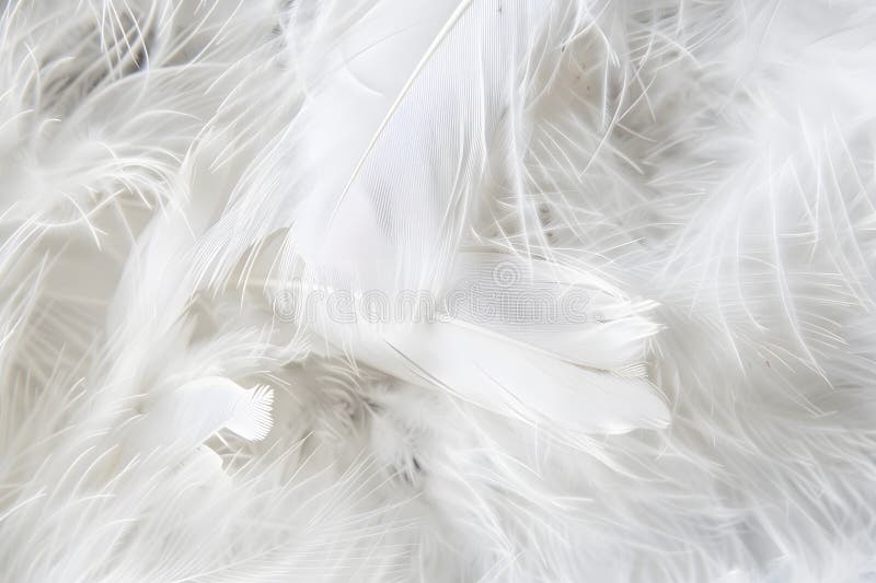 White Feather Texture Background Photography Stock Illustration ...