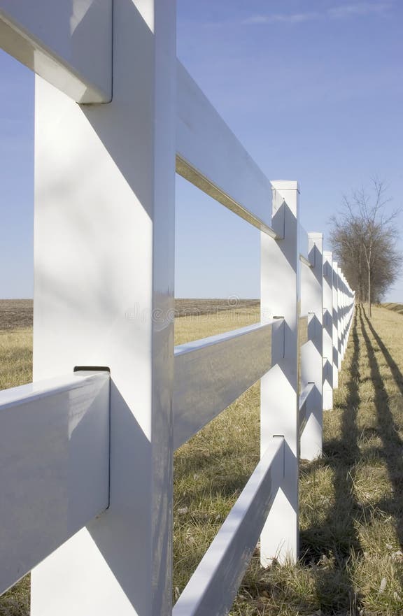 White fence stock image. Image of white, barrier, confine - 72469