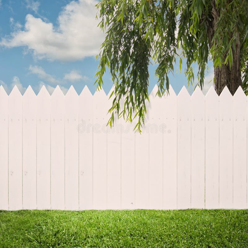 White fence stock image. Image of outdoor, rustic, wall - 107920701