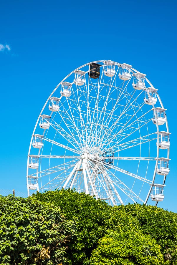 Ferris Wheel Close-up at a Fun Fair Stock Photo - Image of fair, summer ...