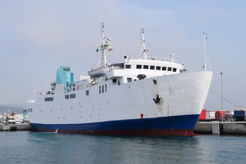 White Ferry Past Fort Hamilton High Stock Image - Image of fort, york ...