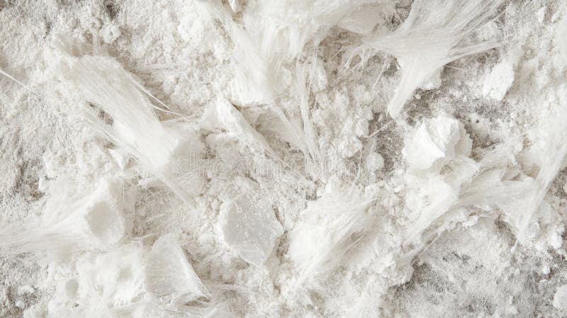 White Fibrous Material Scattered on a Surface Stock Illustration ...