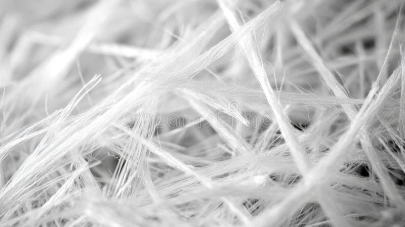 White Fibrous Material Tangled Texture Background Stock Illustration ...