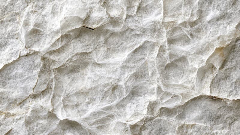White Fibrous Texture Resembling Weathered Rock Formations Stock ...