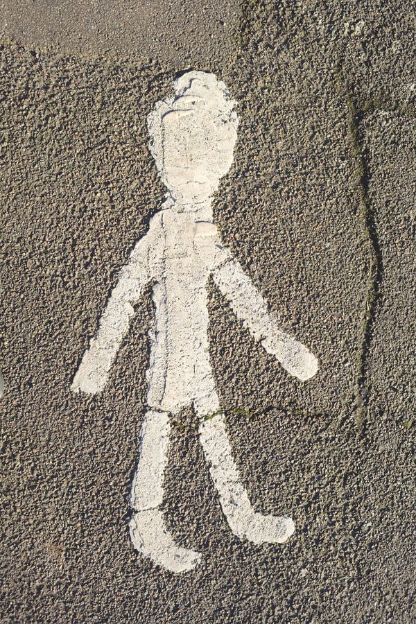 White figure stock photo. Image of line, symbol, painted - 65176486