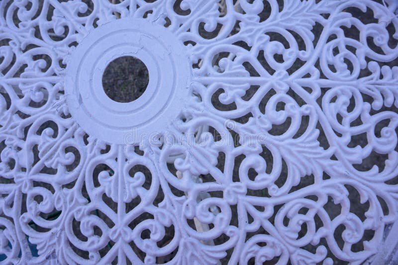 White Filigree Pattern Background Stock Image - Image of wrought ...