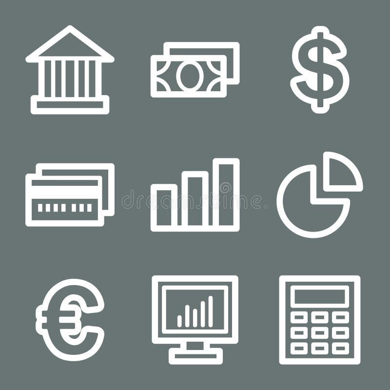 Grey Currency Symbols Stock Illustrations – 294 Grey Currency Symbols ...