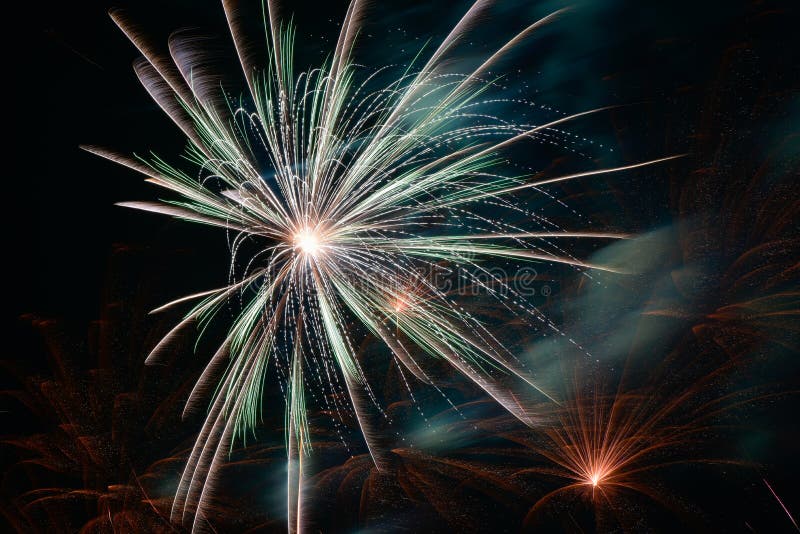 White fire work stock image. Image of july, black, dark - 76949635