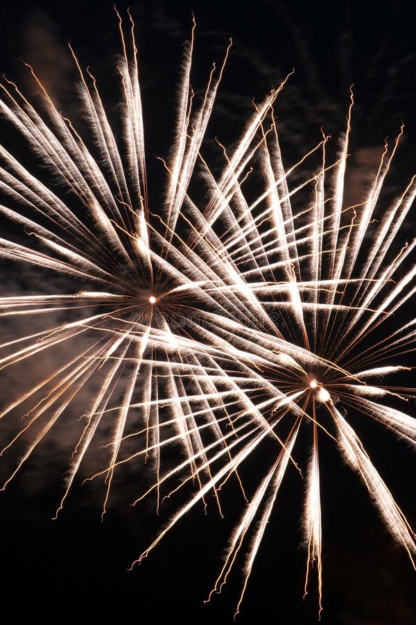 White Firework Bursts stock image. Image of celebration - 14928571
