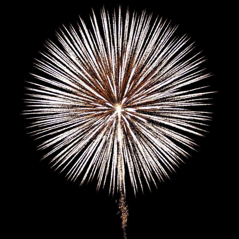 White Fireworks stock image. Image of birthday, night - 10185755