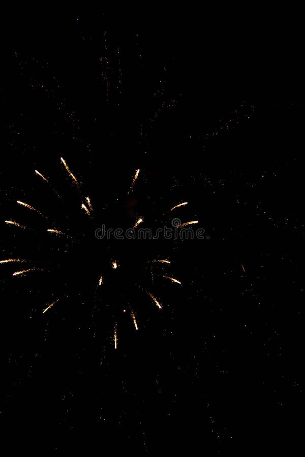 White Fireworks Bursting High in the Sky Stock Image - Image of white ...
