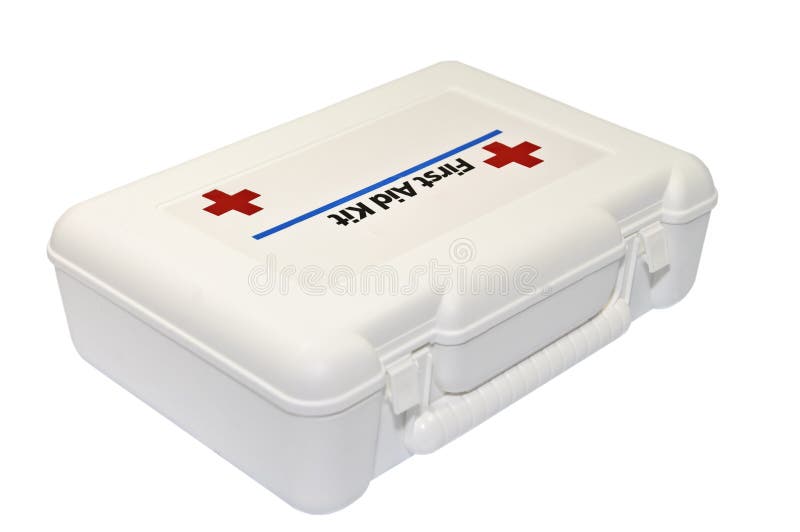 Green First Aid Kit Box stock image. Image of white, medical - 3307115