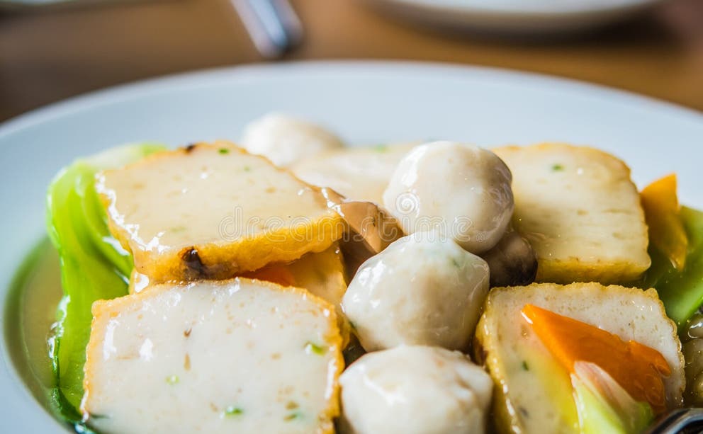 White fish ball stock image. Image of healthy, thailand - 47610845