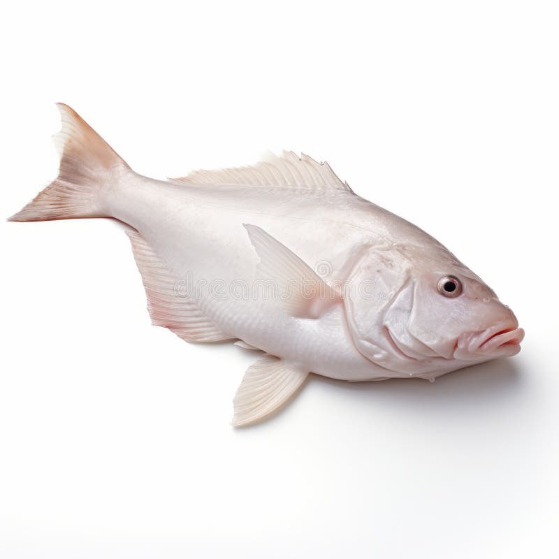 Lovely Halibut: White Fish on White Background with Creative Commons ...