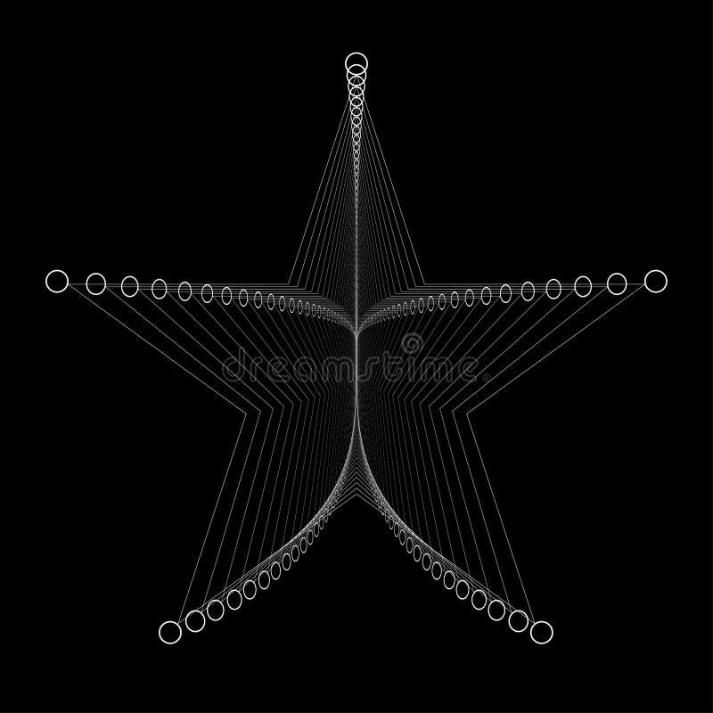 White Five Stars Customer Product Rating Review Icon Isolated on ...