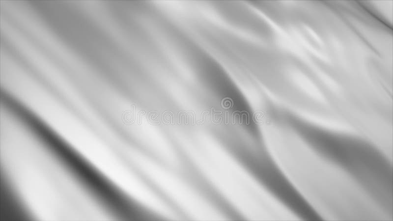 White Flag Animation with Seamless Loop Stock Video - Video of silk ...
