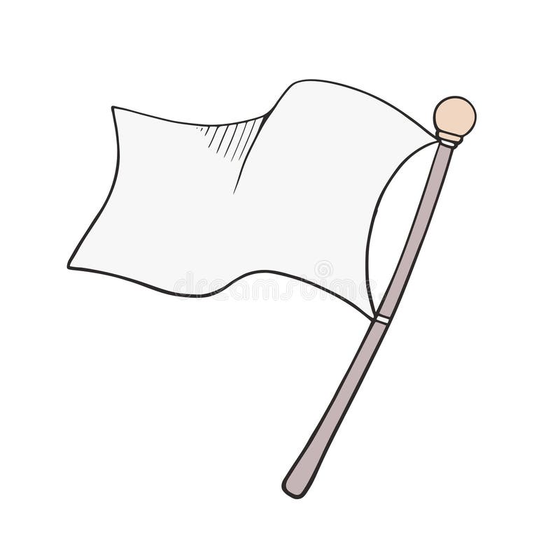 White flag design stock vector. Illustration of exhibition - 364440718