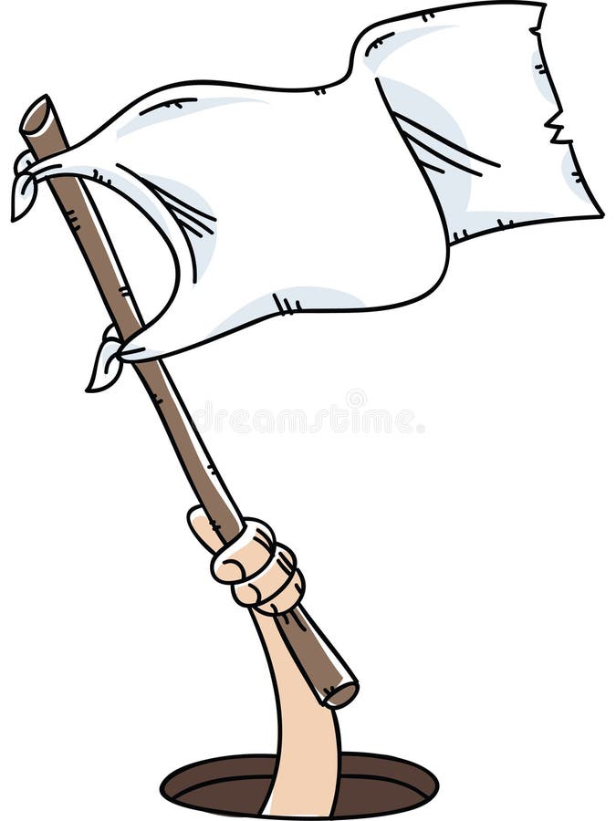 Clipart White Flag Surrender Clip