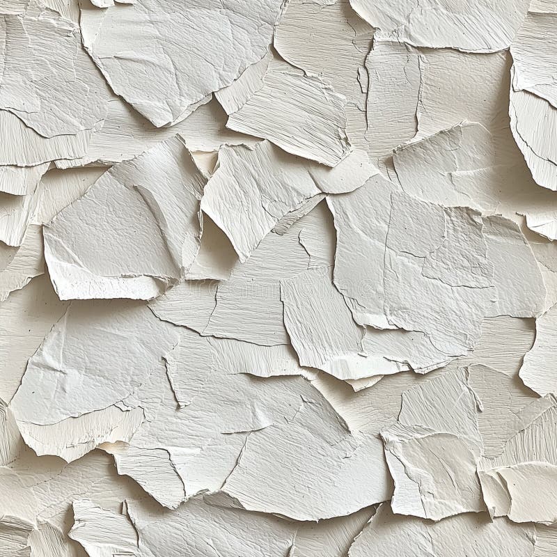 White Flaking Paint Surface with Large Peeling Pieces Stock ...